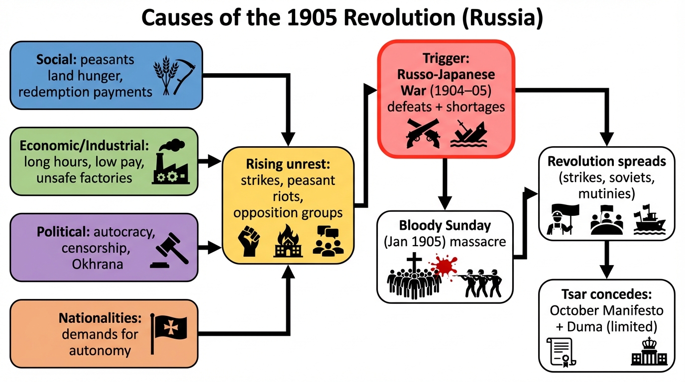 Russian Revolution Causes