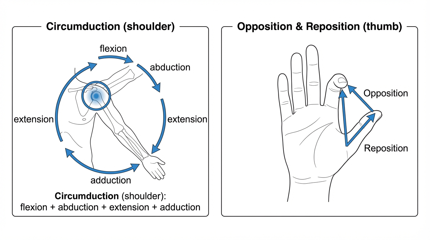 Opposition Reposition Anatomy